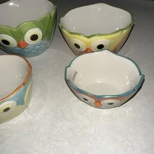 Pier 1 | Kitchen | Pier One Owl Shaped Ceramic Measuring Cups | Poshmark